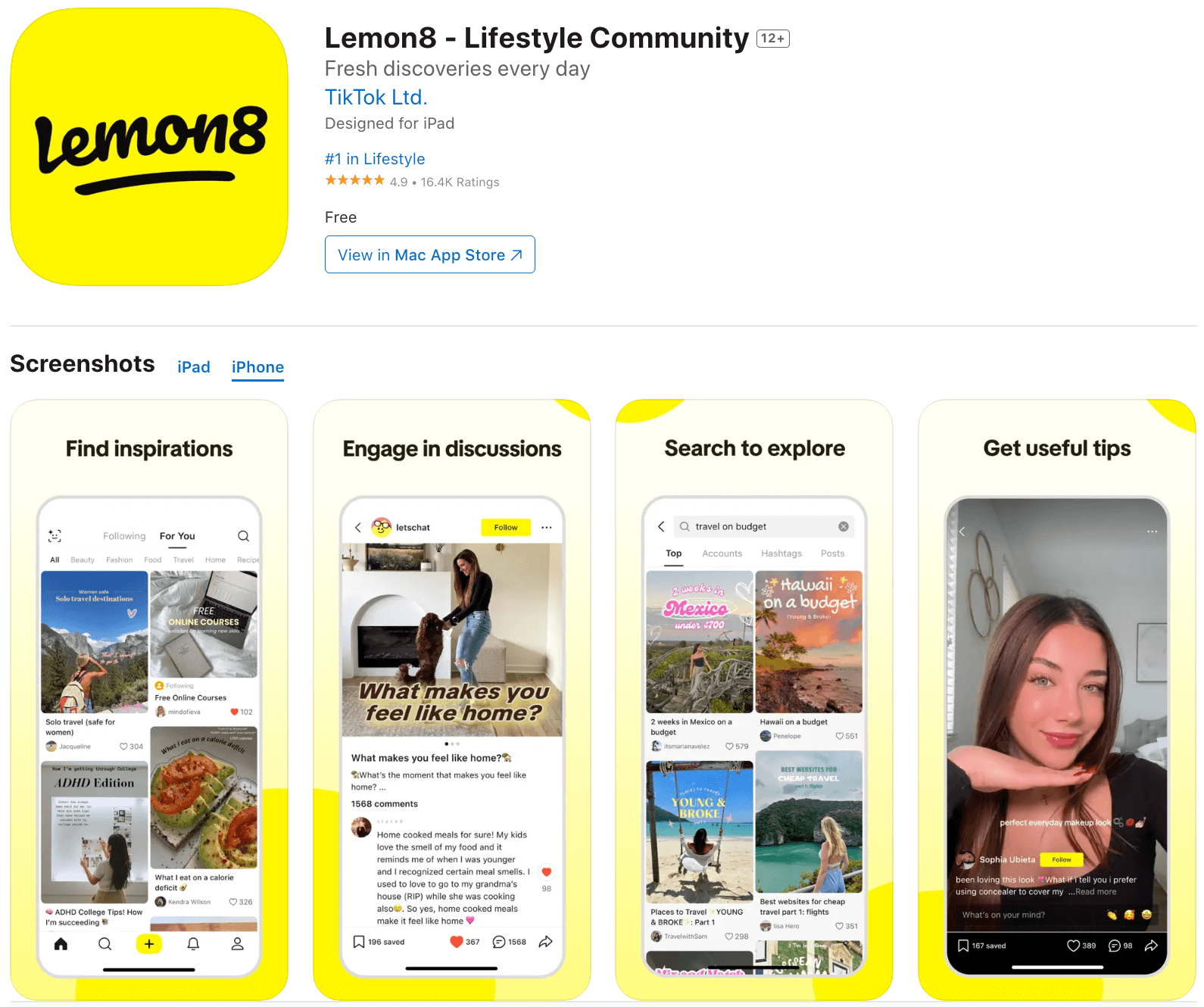 What Is Lemon8? Guide for Parents on Safety and Use. Lemon8 vs TikTok ...
